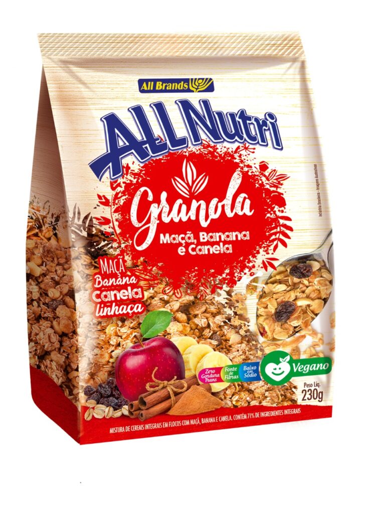 Granola AllNutri Apple, Banana and Cinnamon
